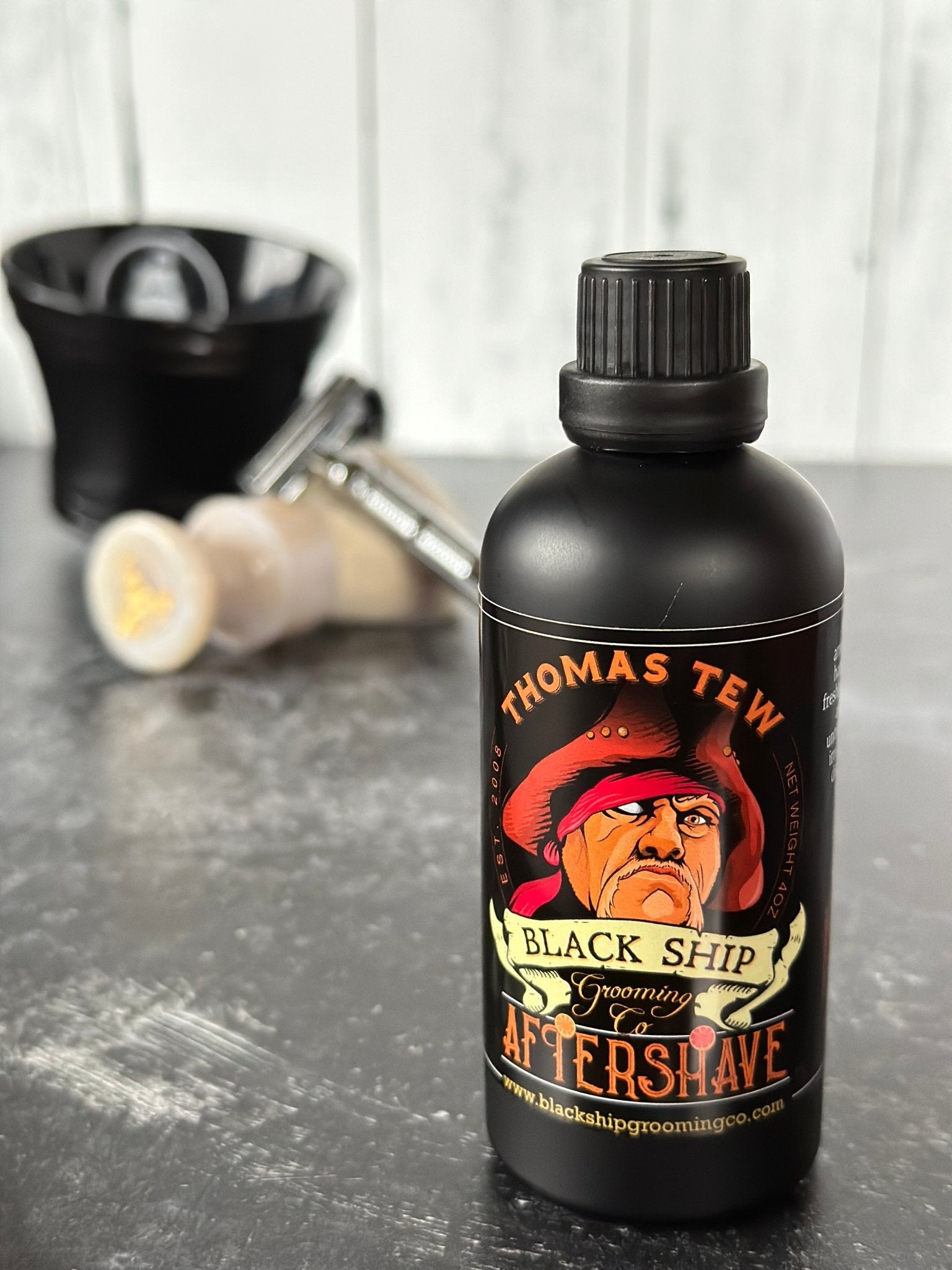 Thomas Tew After Shave Splash Black Ship Grooming Co